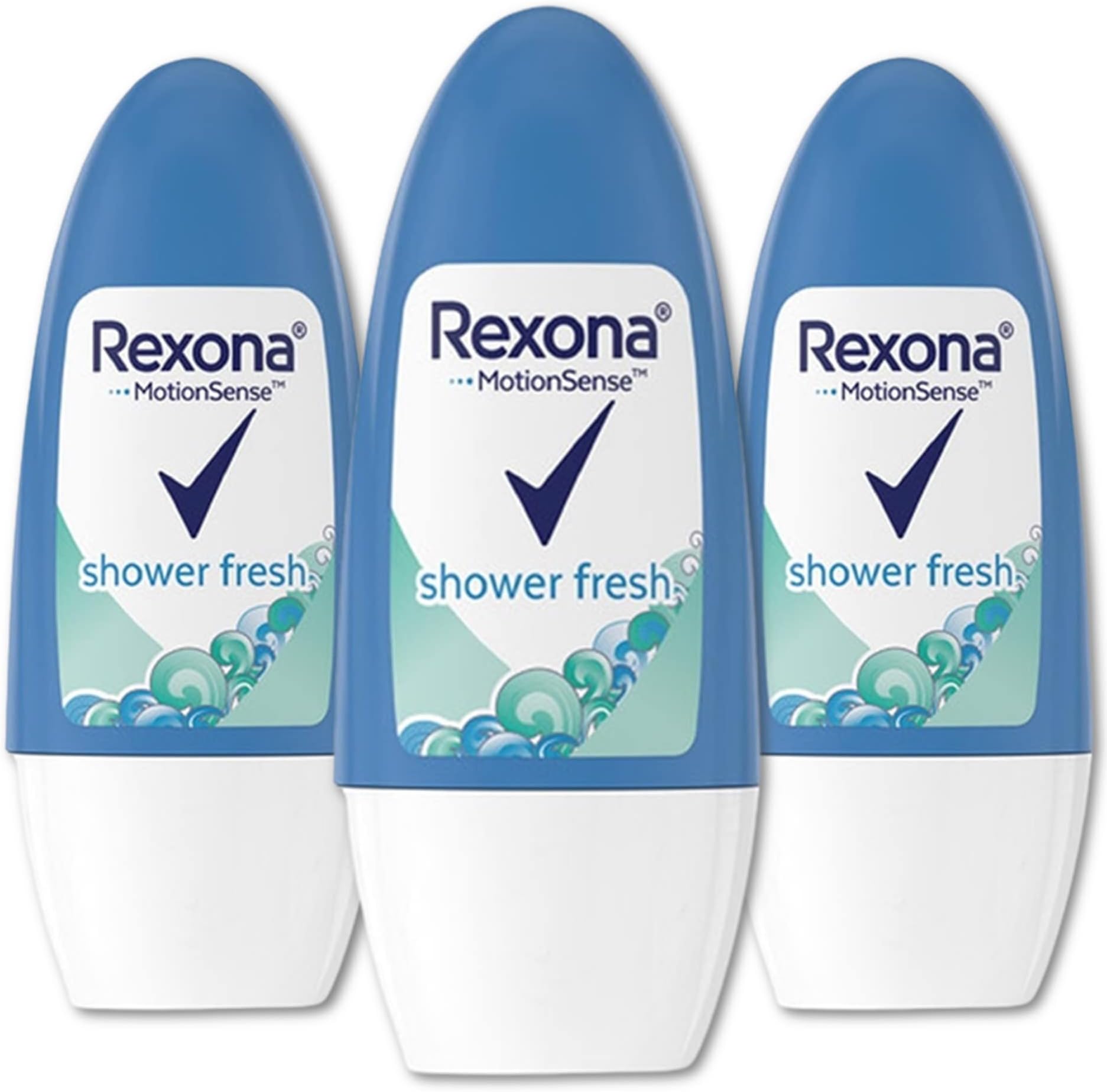 Amazon.com : REXONA Women Antiperspirant Roll On Deodorant Invisible ...