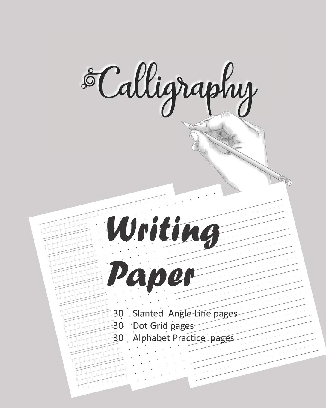 Buy Calligraphy Writing Paper: Hand Lettering Practice Notepad: Modern ...