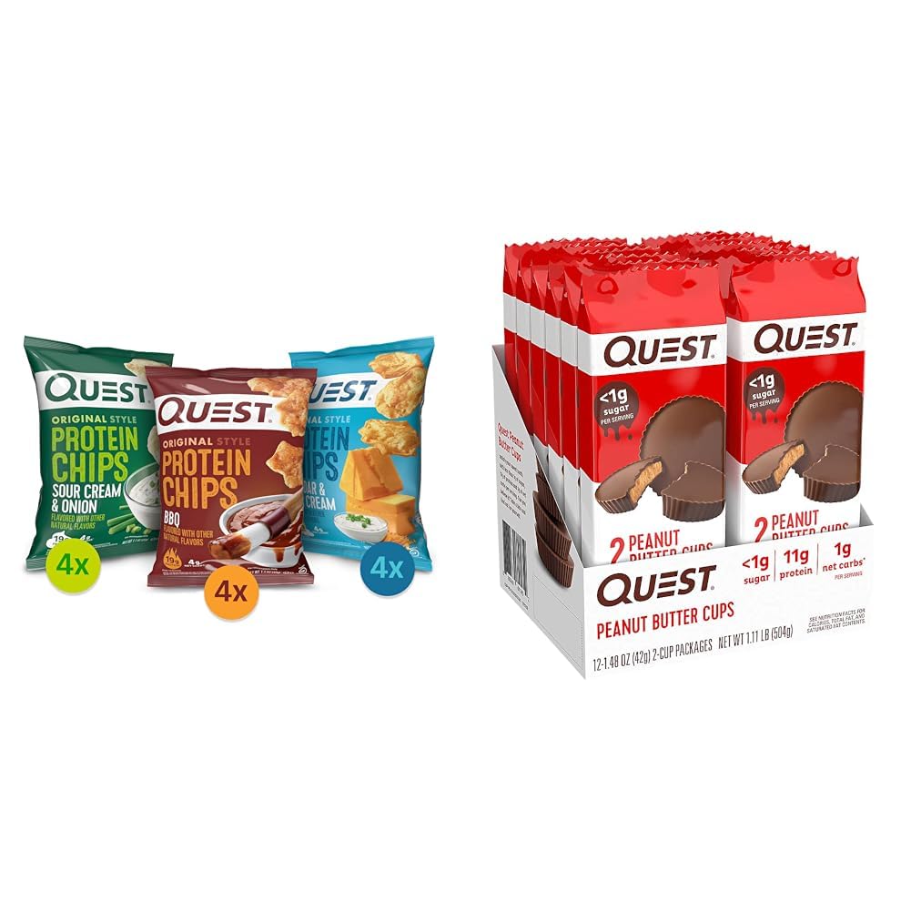 Amazon.com: Quest Nutrition Protein Chips Variety Pack & High Protein ...
