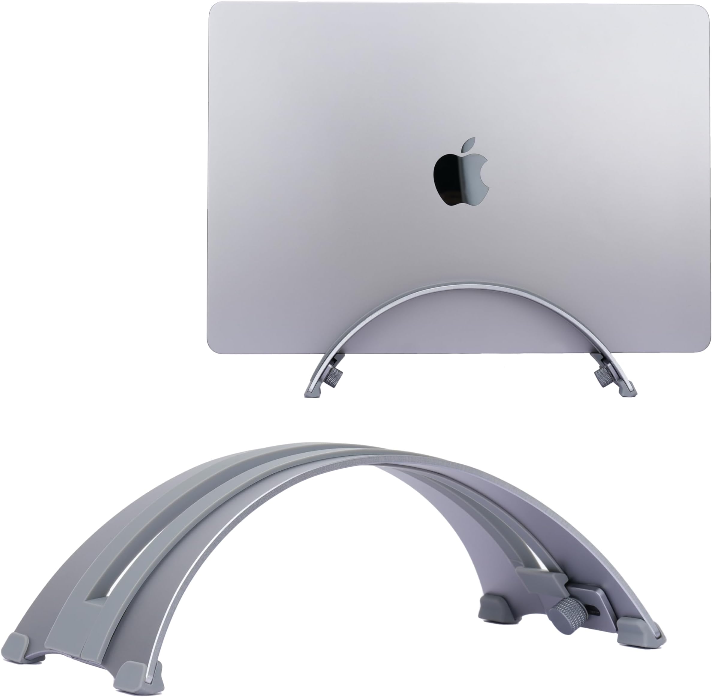 Vertical Laptop Stand, Adjustable Laptop Holder Desktop Dock Mount with ...
