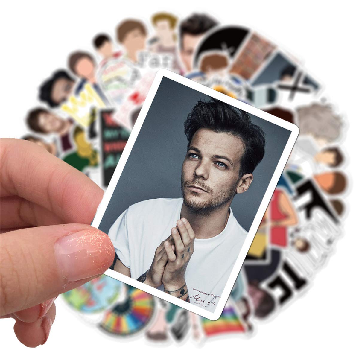 Snapklik.com : 50 Pccs Pop Singer Theme Louis Tomlinson Stickers Laptop ...