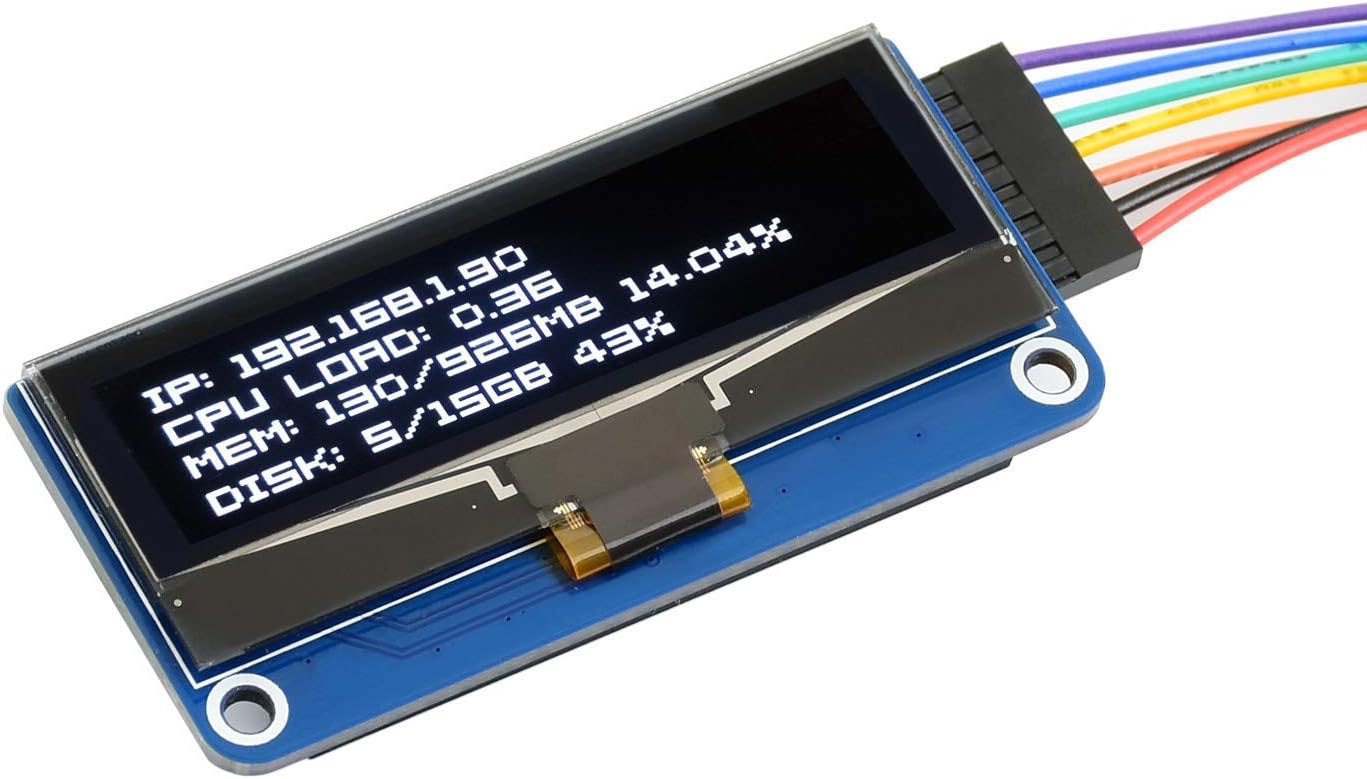 Amazon.com: 2.23 inch OLED Display HAT Compatible with Raspberry Pi/Jetson Nano/Arduino/STM32 ...