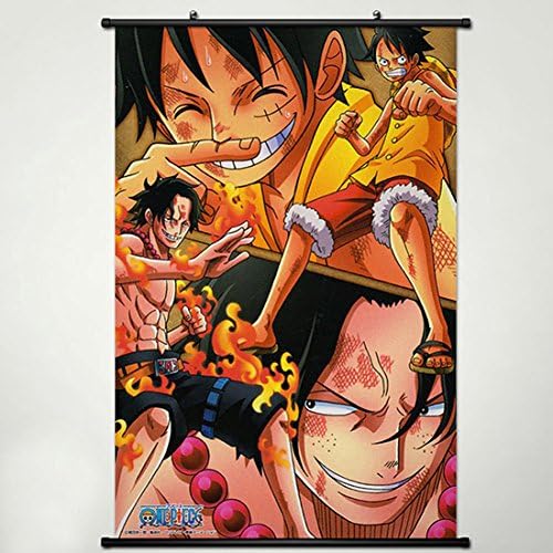 Amazon.com: One Piece Wall Scroll Poster Fabric Painting For Anime ...