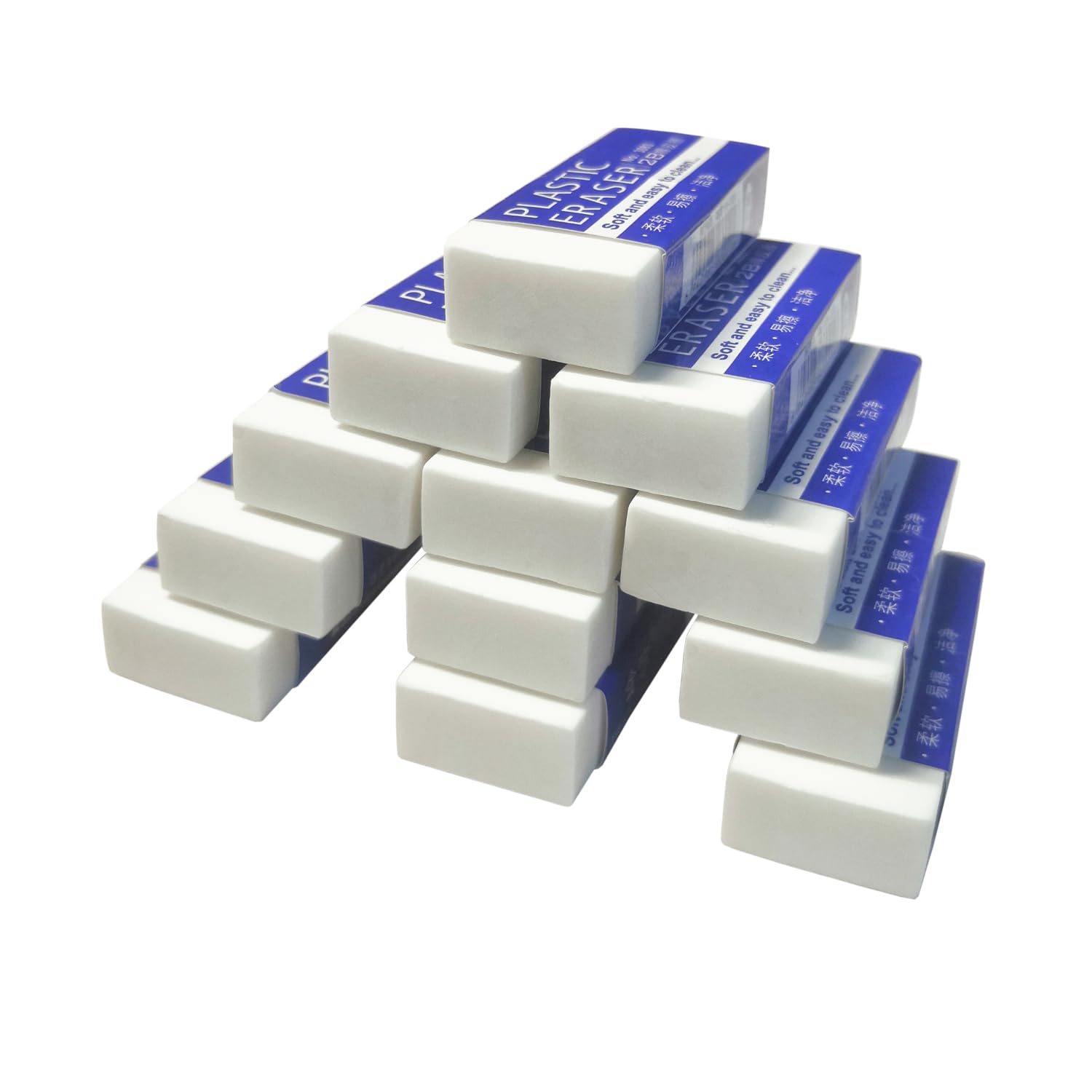 Amazon.com : White Erasers 12 Pack Pencil Erasers White Erasers for ...