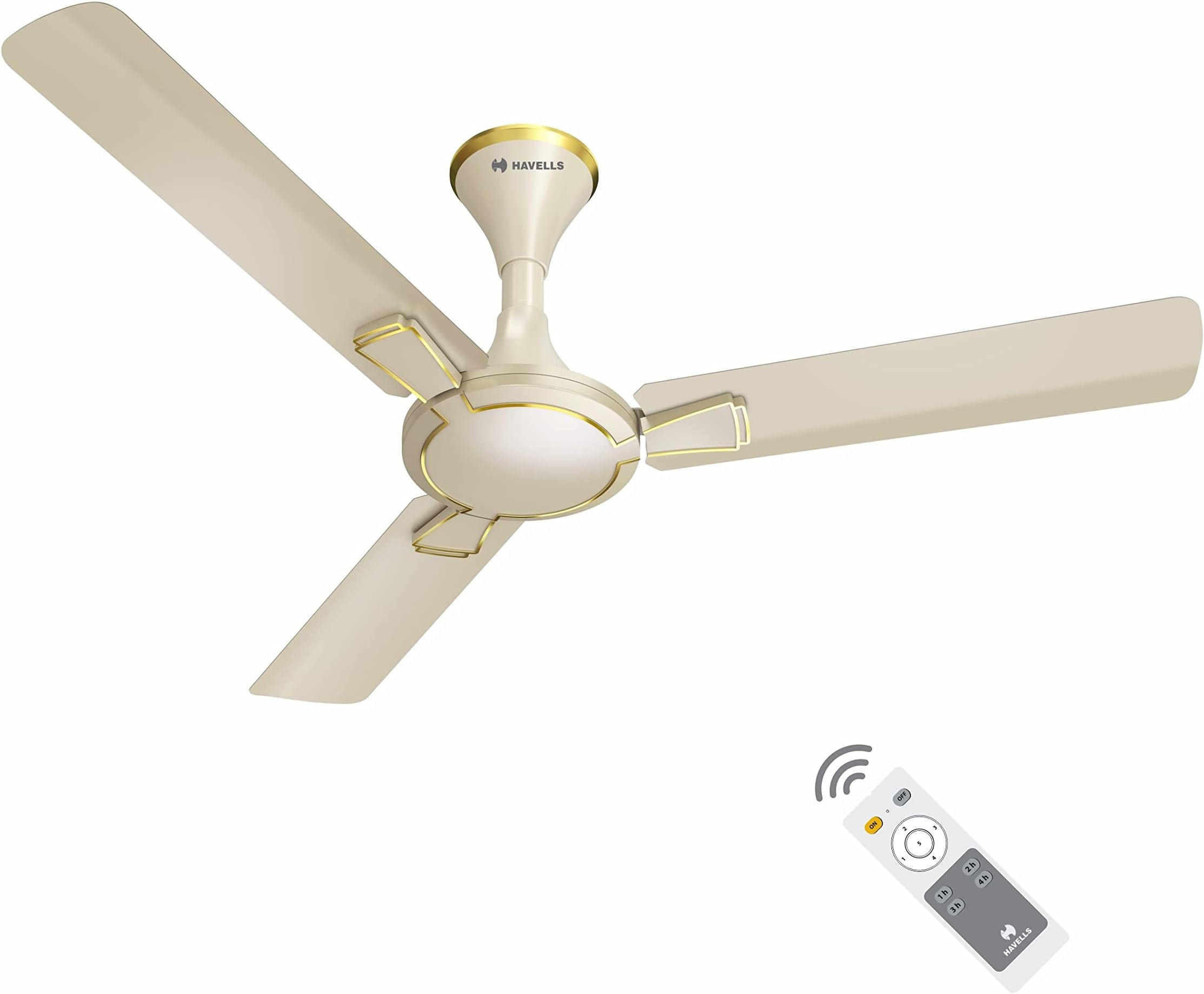 Buy Havells 1200mm Milor Energy Saving Ceiling Fan (Pearl White, Pack ...