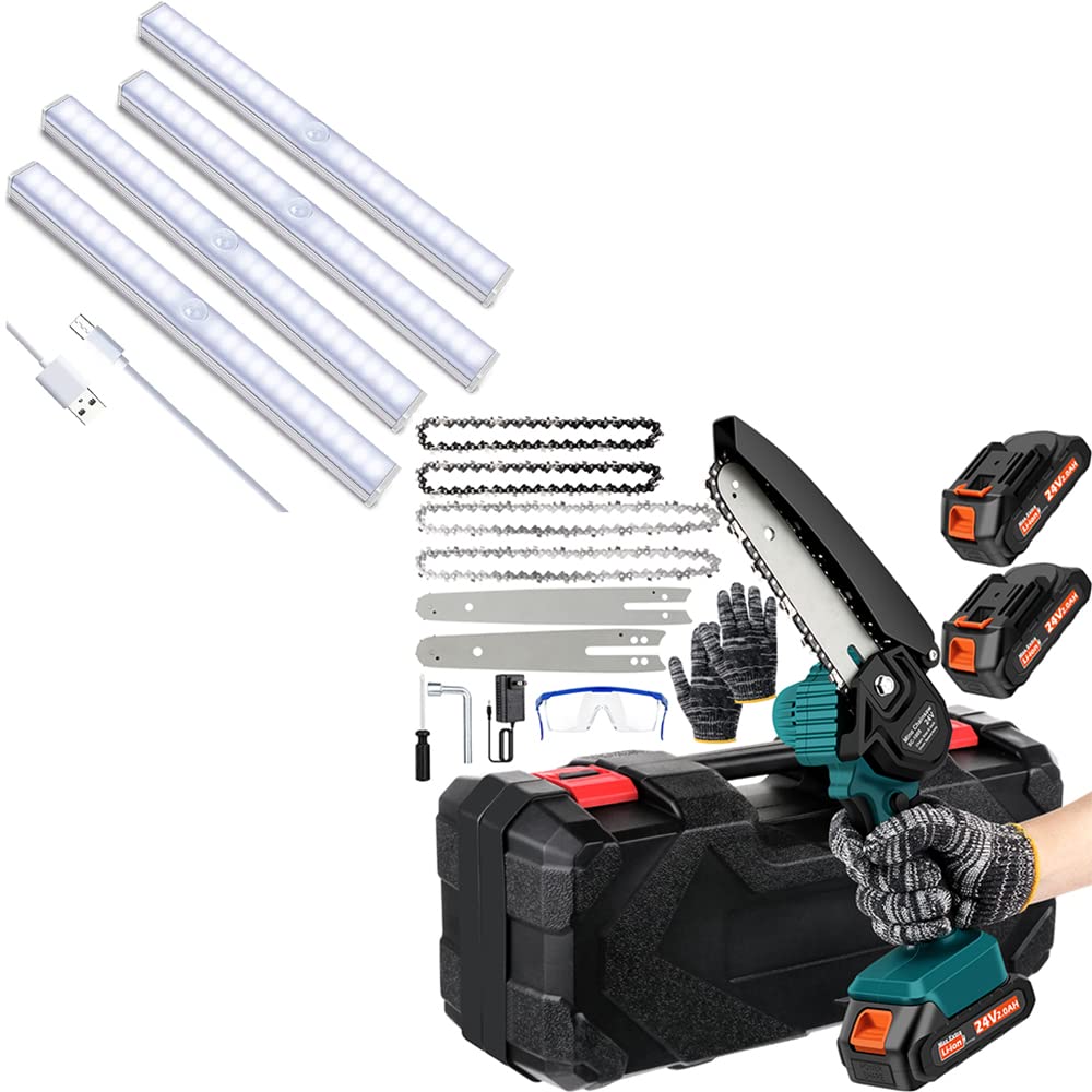 Amazon.com: Under Cabinet Lights Wireless Motion Sensor 12inch 4 Pack ...