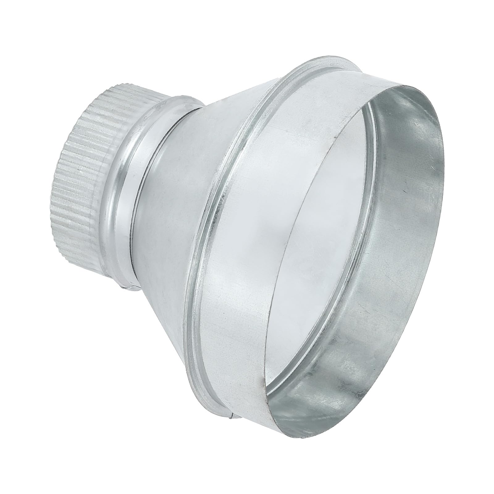 PATIKIL 7 Inch to 4 Inch Duct Reducer, Galvanized Steel Round Air Duct ...