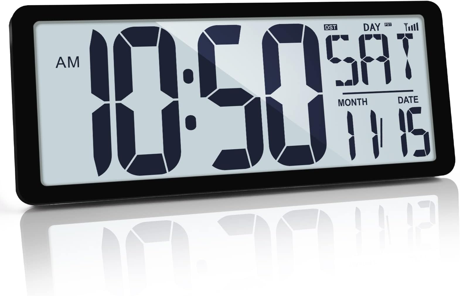 Amazon.com: MaxiAids Low Vision Atomic Solar Wall Clock : Home & Kitchen