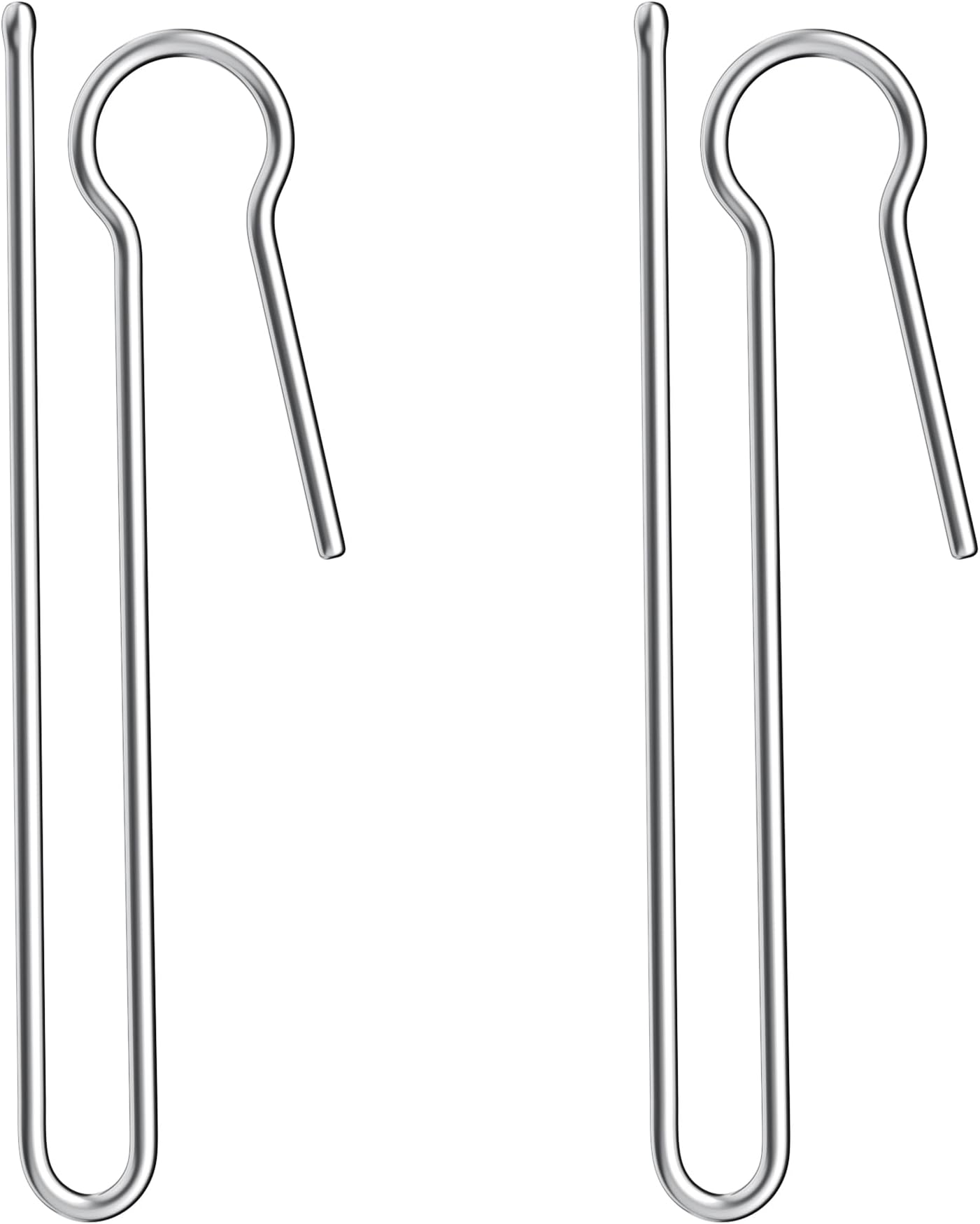 36 PCS Metal Long Curtain Hooks : Amazon.co.uk: Home & Kitchen