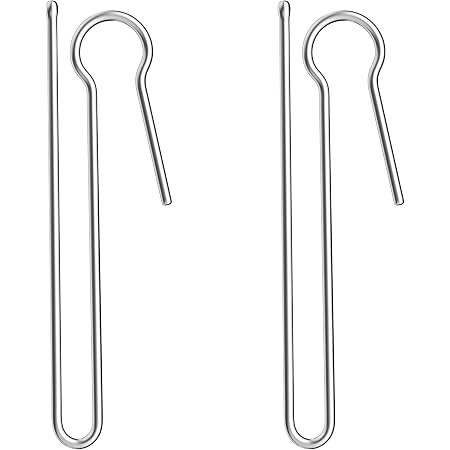 36 PCS Metal Long Curtain Hooks : Amazon.co.uk: Home & Kitchen