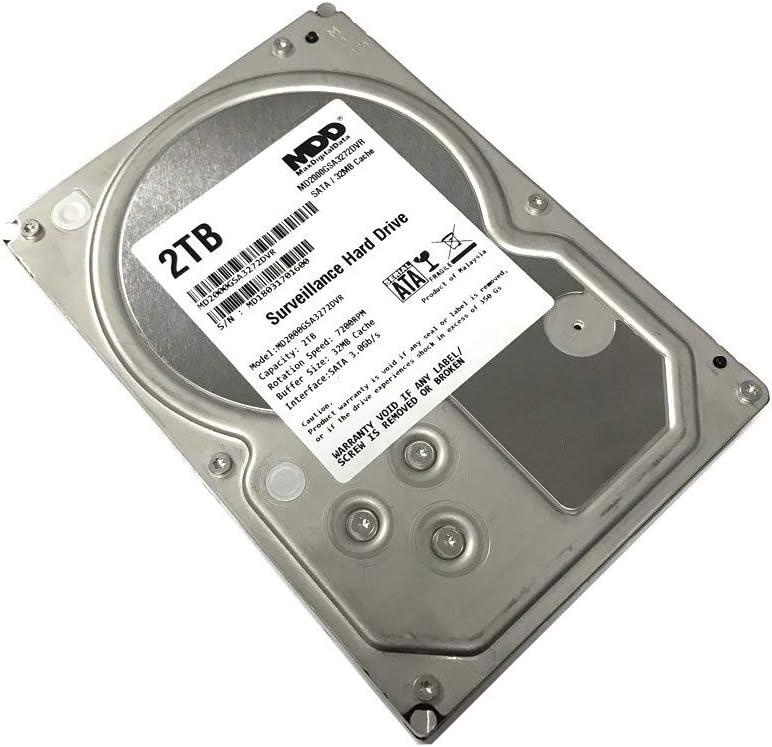 Amazon.com: SEAGATE Skyhawk 2 TB Surveillance(SV) Internal Hard Drive ...