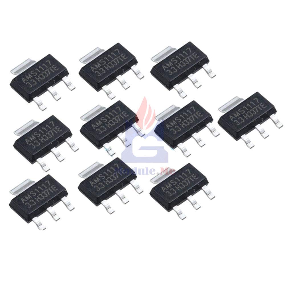 10PCS AMS1117 LM1117 5V 1A SOT-223 Voltage Regulator: Amazon.com: Industrial & Scientific