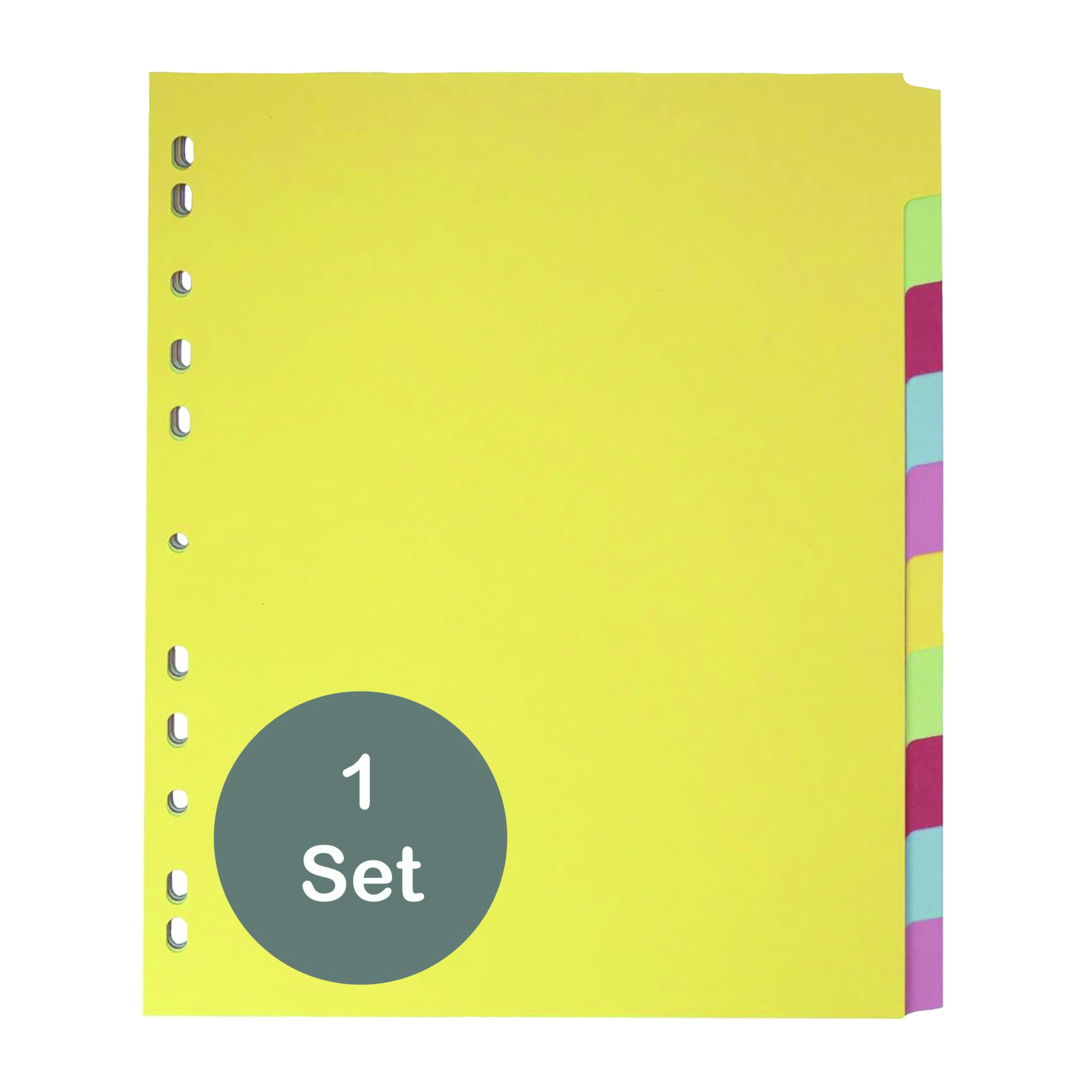 A4 File Dividers, Folder Dividers – Extra Wide Dividers for Lever Arch ...
