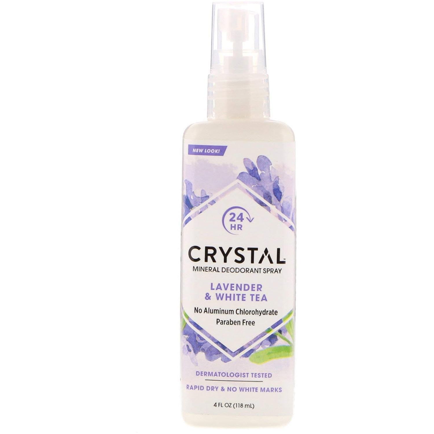 Amazon.com : CRYSTAL Mineral-Enriched Deodorant Spray, Lavender & White ...