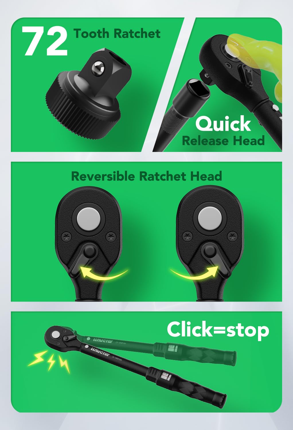 Snapklik.com : LLAVETOR Precision Adjustable Torque Wrench Window Scale ...