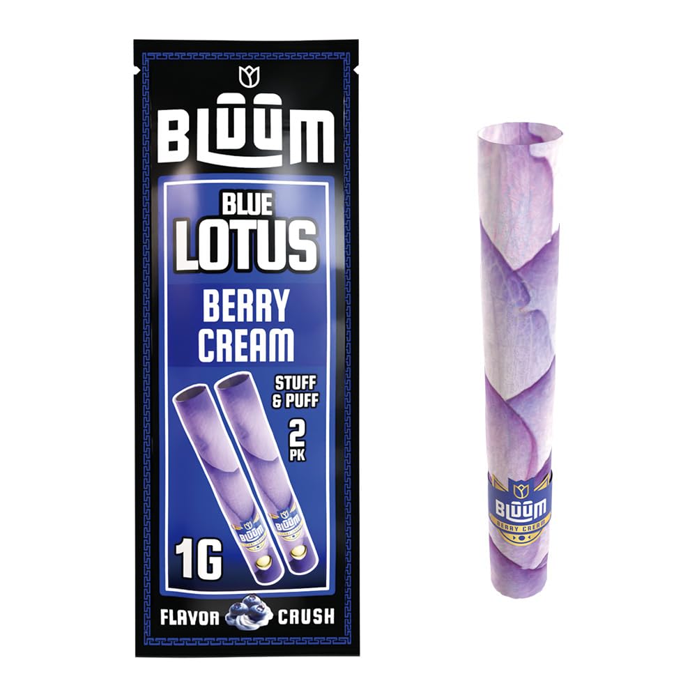 Amazon.com: Bluum Flower Petal Prerolled Cone - Blue Lotus Cone- 2pk ...