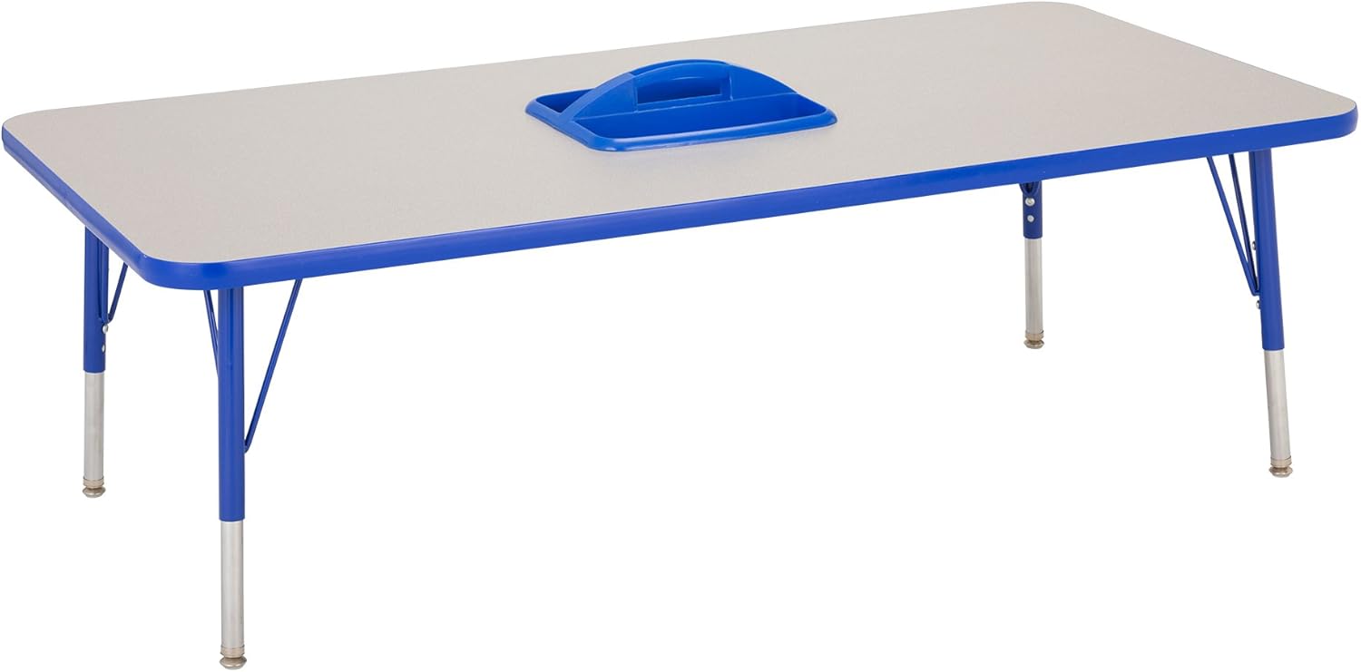 Amazon.com: Sprogs Adjustable-Height Rectangle Preschool Activity Table ...