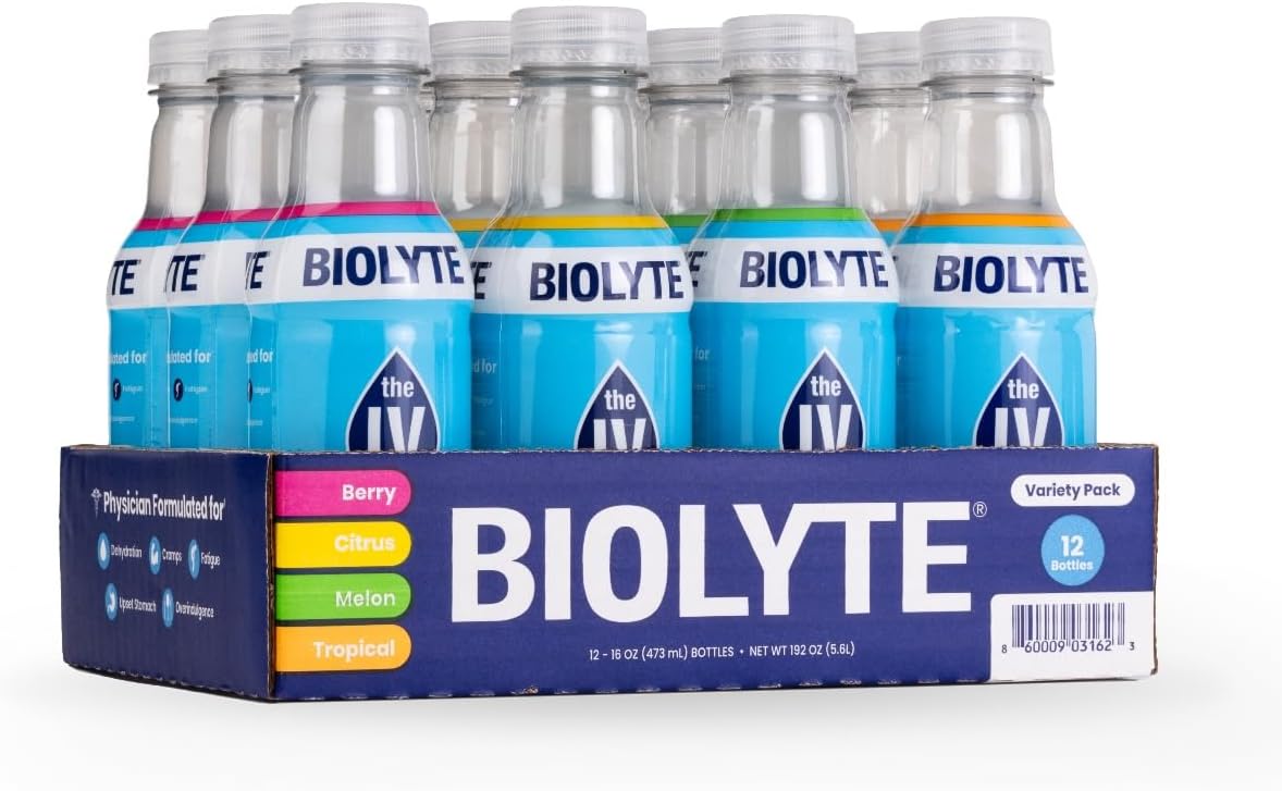 Amazon.com: BIOLYTE Electrolyte Drink - IV in a Bottle Electrolyte ...