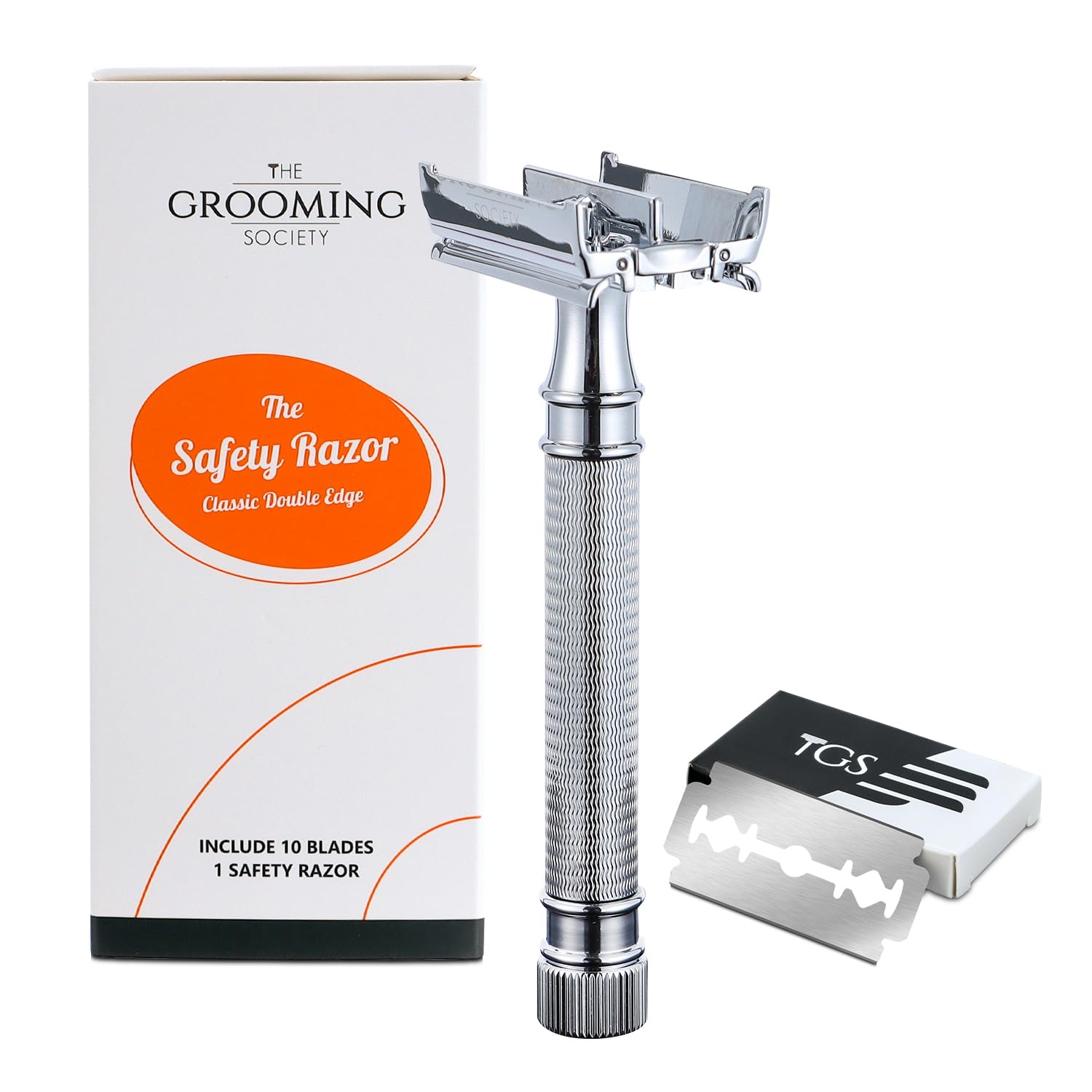 Amazon.com: TGS Butterfly Opening Double Edge Safety Razor for Men ...