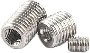 SHELIZI 304 Stainless Steel Inside Outside Thread Adapter Screw Nuts ...