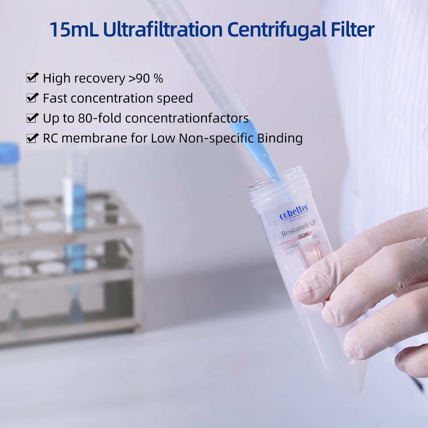 Snapklik.com : COBETTER Briscale Pack Of 4 Ultra Centrifugal Filter ...