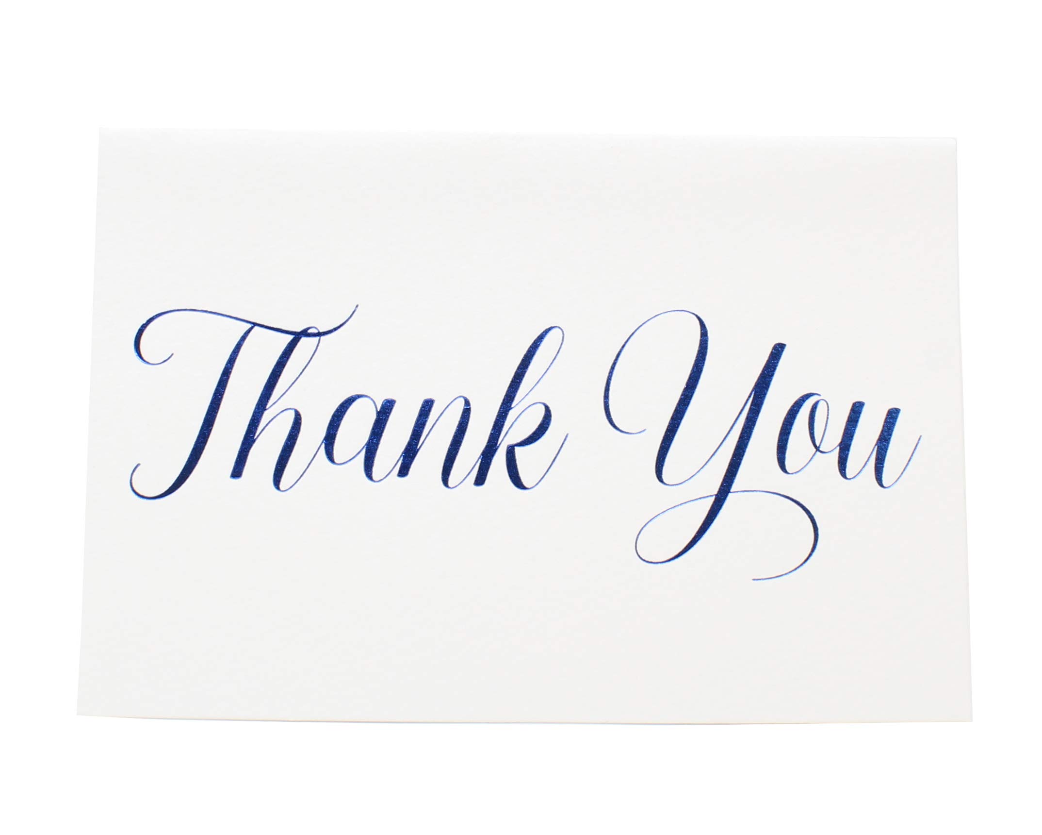 Cursive Thank You Buy Gold Script Thank You Cards Pack Of 12 For GBP