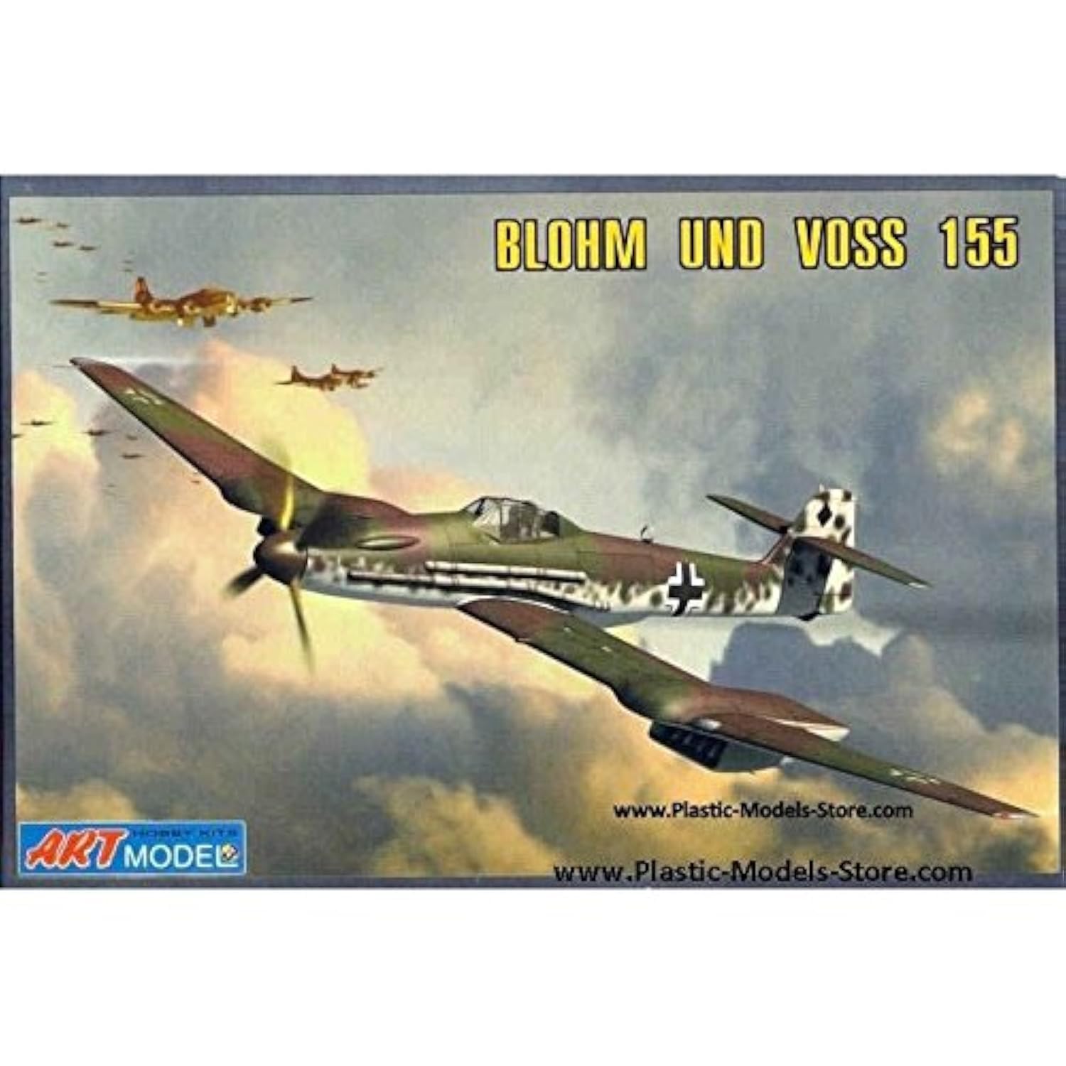Amazon.com: Art Model Plastic Model Building Airplane Aircraft BLOHM ...