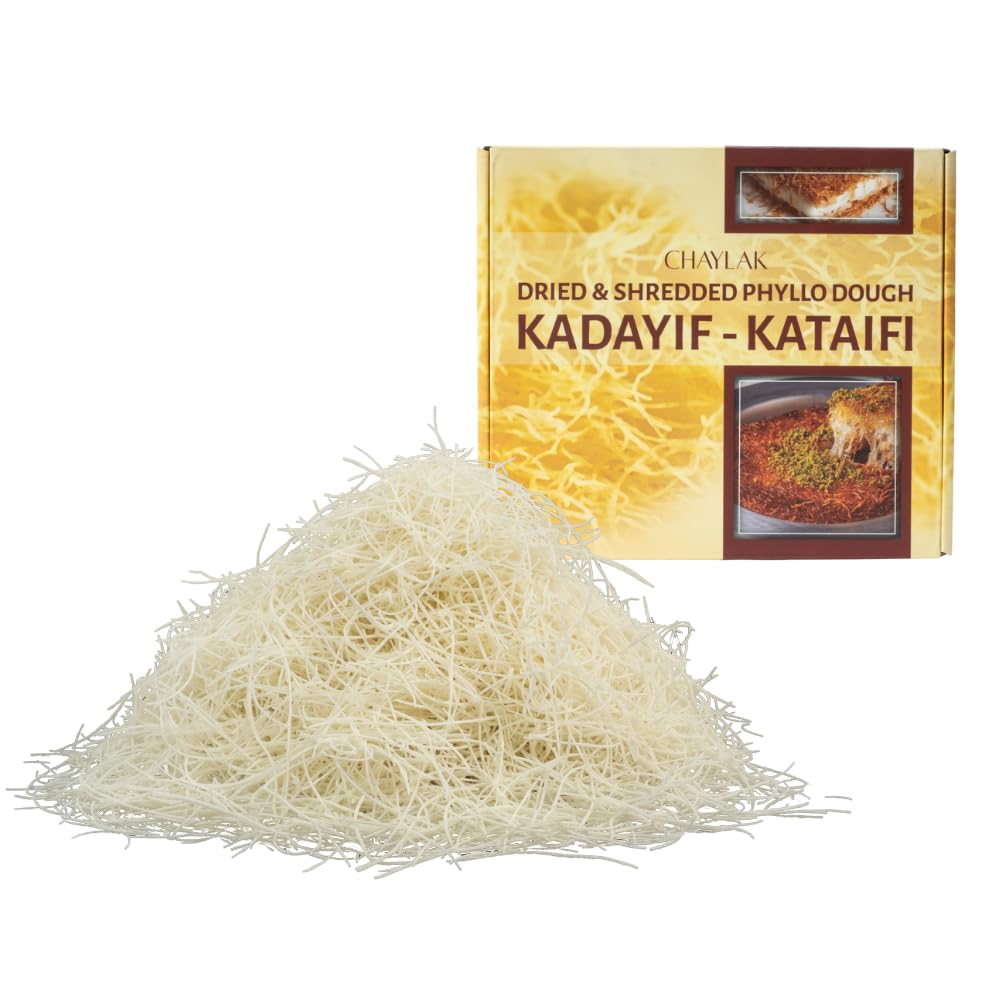 Amazon.com: Kataifi, Knafeh, Kataifi Shredded Fillo Dough, Dried ...