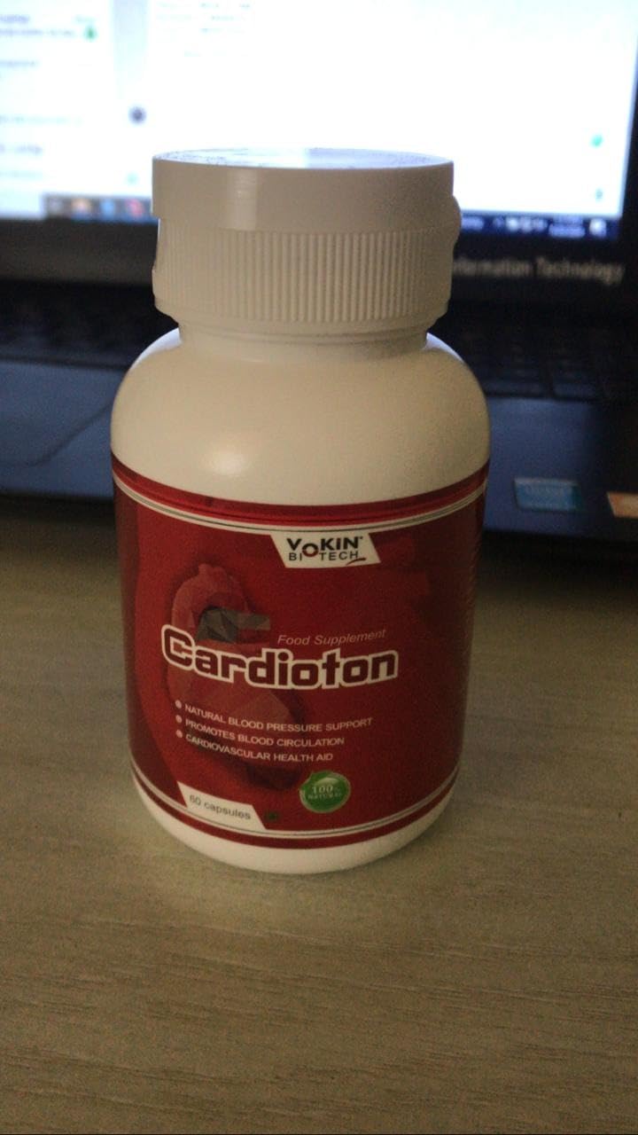 Vokin Biotech Cardioton 60 Capsules with Coenzyme Q10 & Arjuna Extract ...
