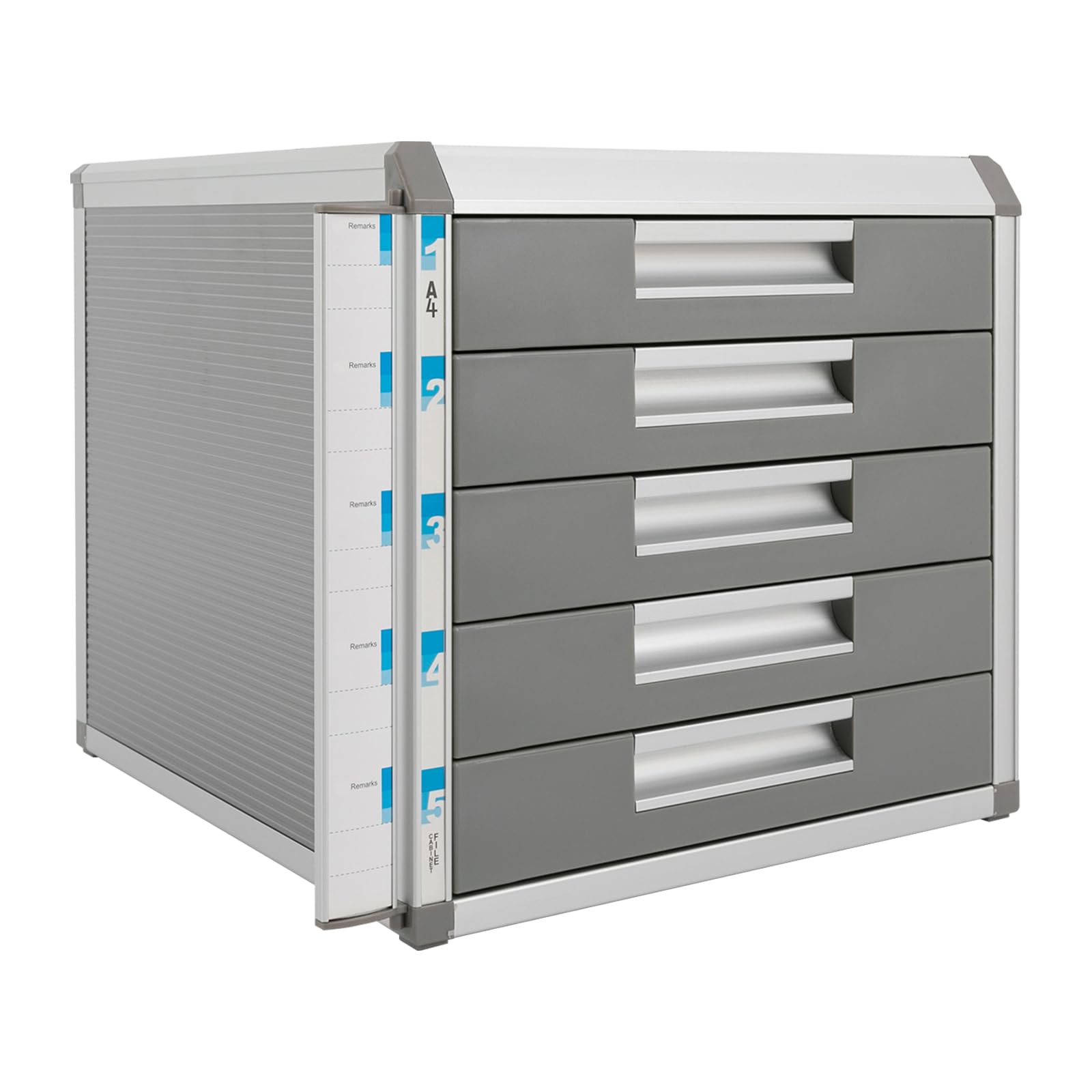 Amazon.com: Desktop Drawer Organizer Aluminum Alloy File Organizer ...