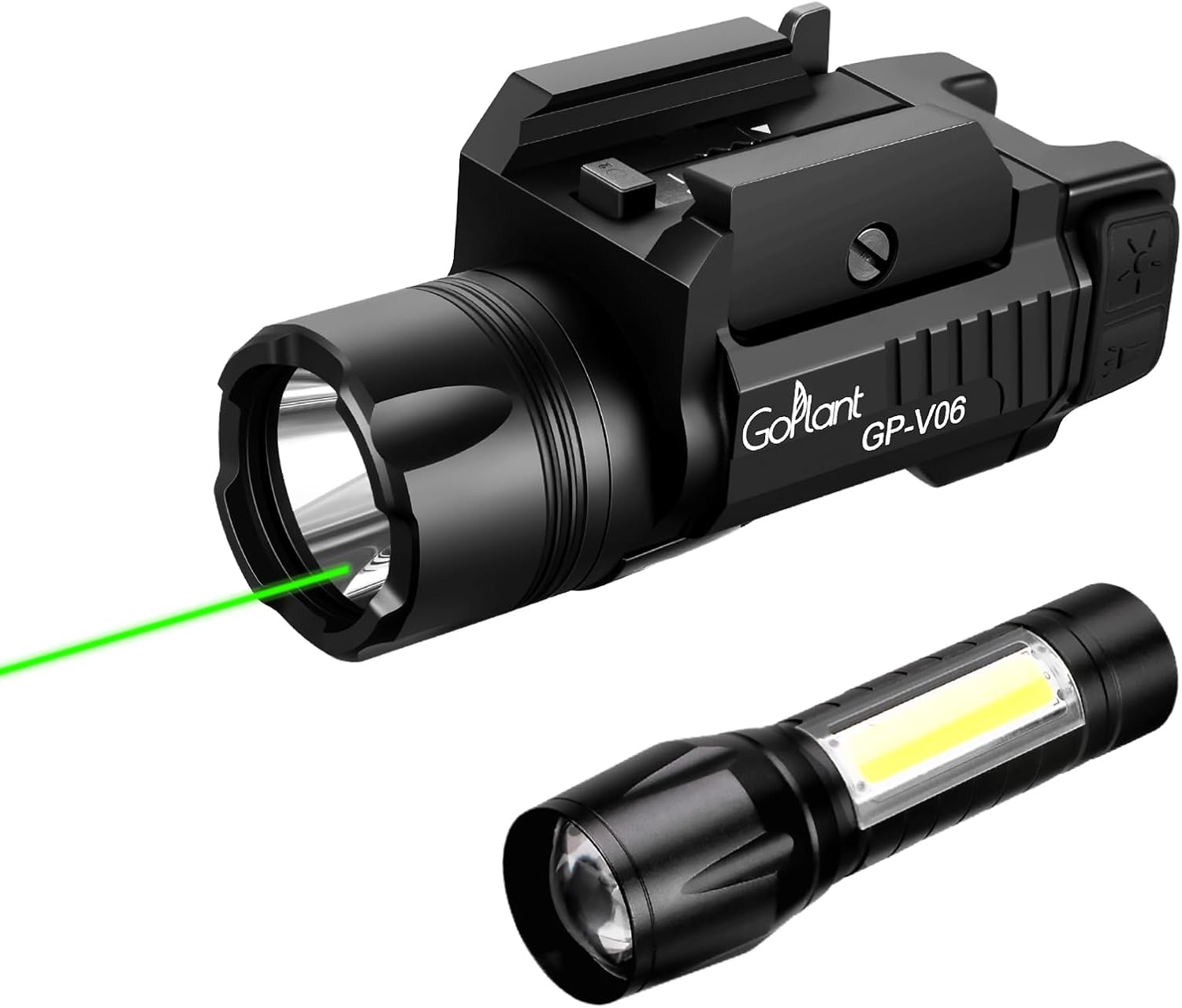 Amazon.com: 1500 Lumens Weapon Laser Light GP-V06 + 300 Lumens Mini LED ...