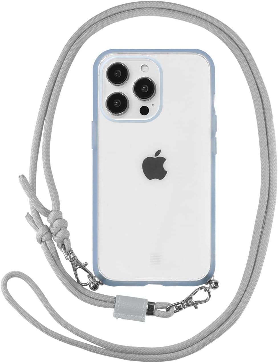 Amazon.co.jp: グルマンディーズ IIIIfit Loop iPhone 14 Pro / 13 Pro (6.1インチ) 対応 ケース ライトブルー IFT-134LBL ...