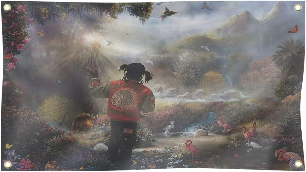 Amazon.com : Rapper Flag, 3x5 Ft Meme Banner for College Dorm Room ...