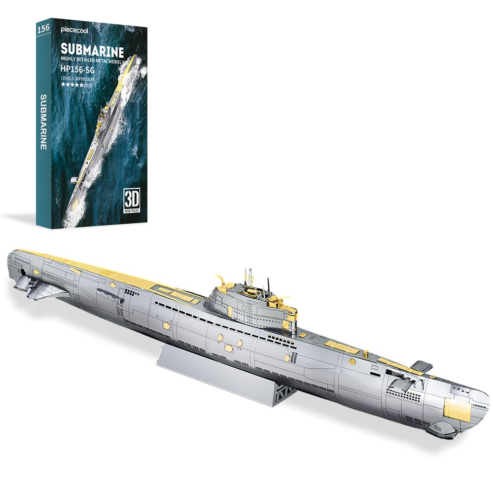 Wooden Kit Lllunimon 1/100 U-Boat Type VIIC Submarine Model Lllunimon ...
