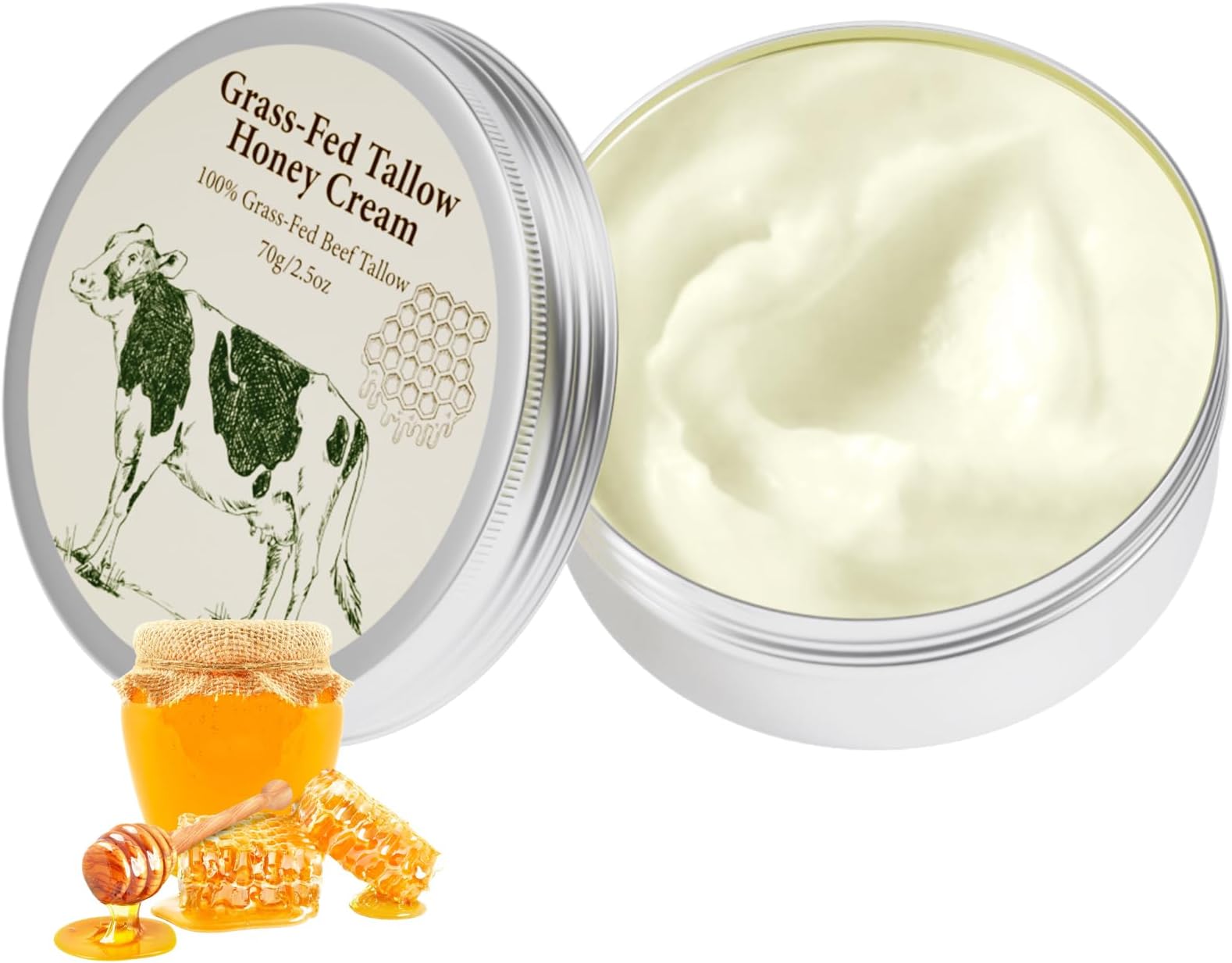 Amazon.com : Generic Beef Tallow Balm for Skin Care - Natural ...