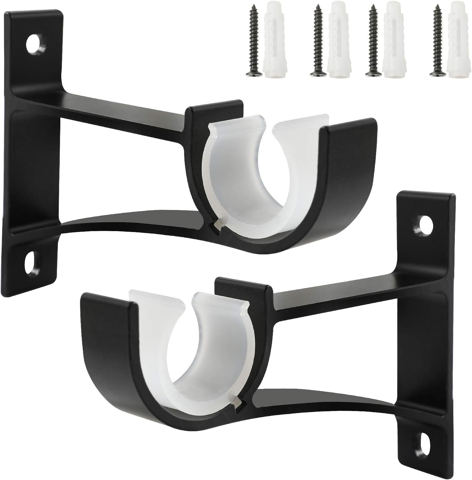 Amazon.com: A&F Rod Decor - Wall Bracket for 1.5 inch Rod - Black ...
