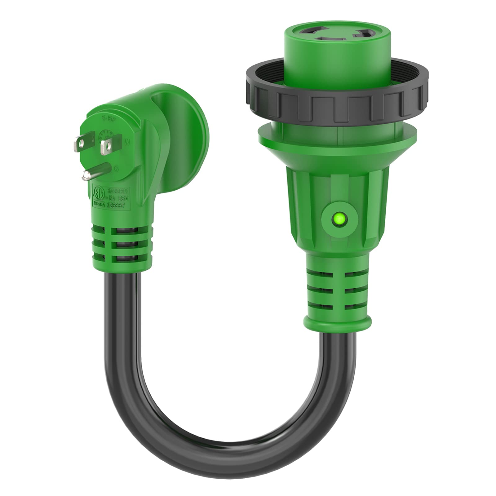 Snapklik.com : RVMATE 30 Amp To 15 Amp RV Adapter Cord, ETL Listed 30 ...