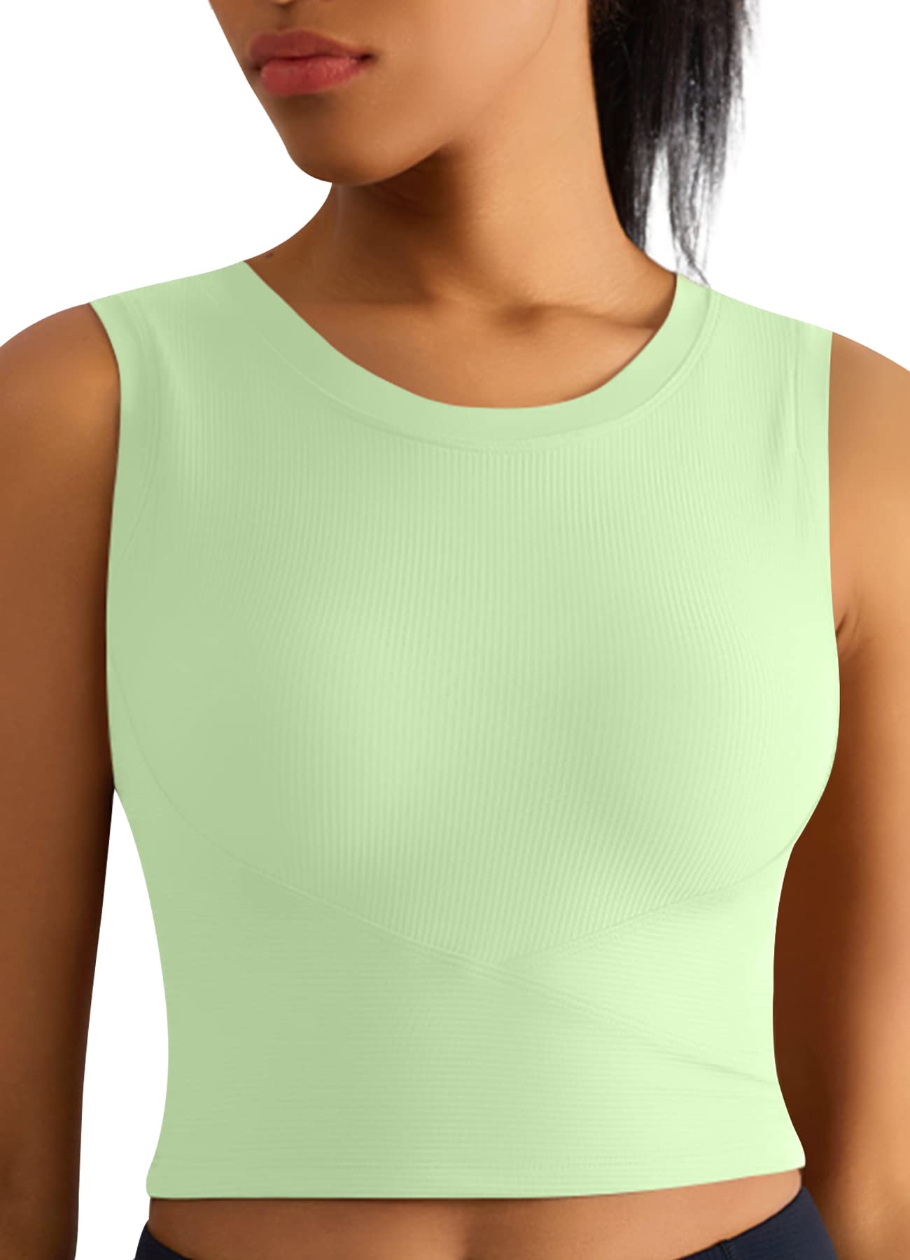 SIZE SMALL High Neck Sports Bras for Women V Back Longline Full ...