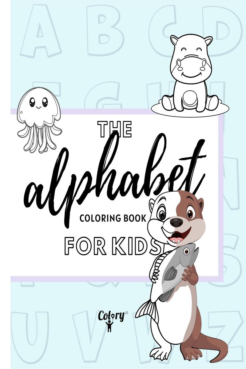 The Alphabet Coloring Book For Kids Learning The Alphabet In ...