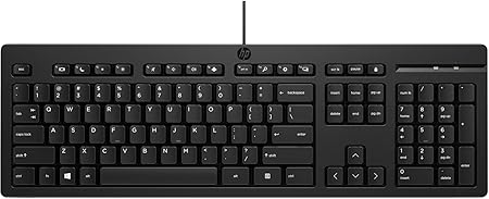 Amazon.com: HP 125 Keyboard, Black : Electronics