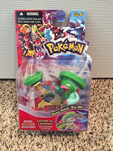 Buy Pokemon Mini Figure 2-Pack Lotad Vs. Lombre Online at Low Prices in ...