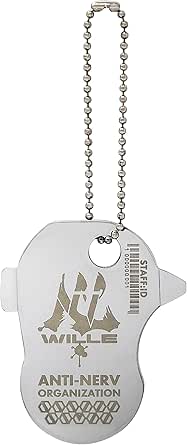 A.T.FIELD Evangelion Keychain WILLE Model ATF-409 Keychain Accessories ...