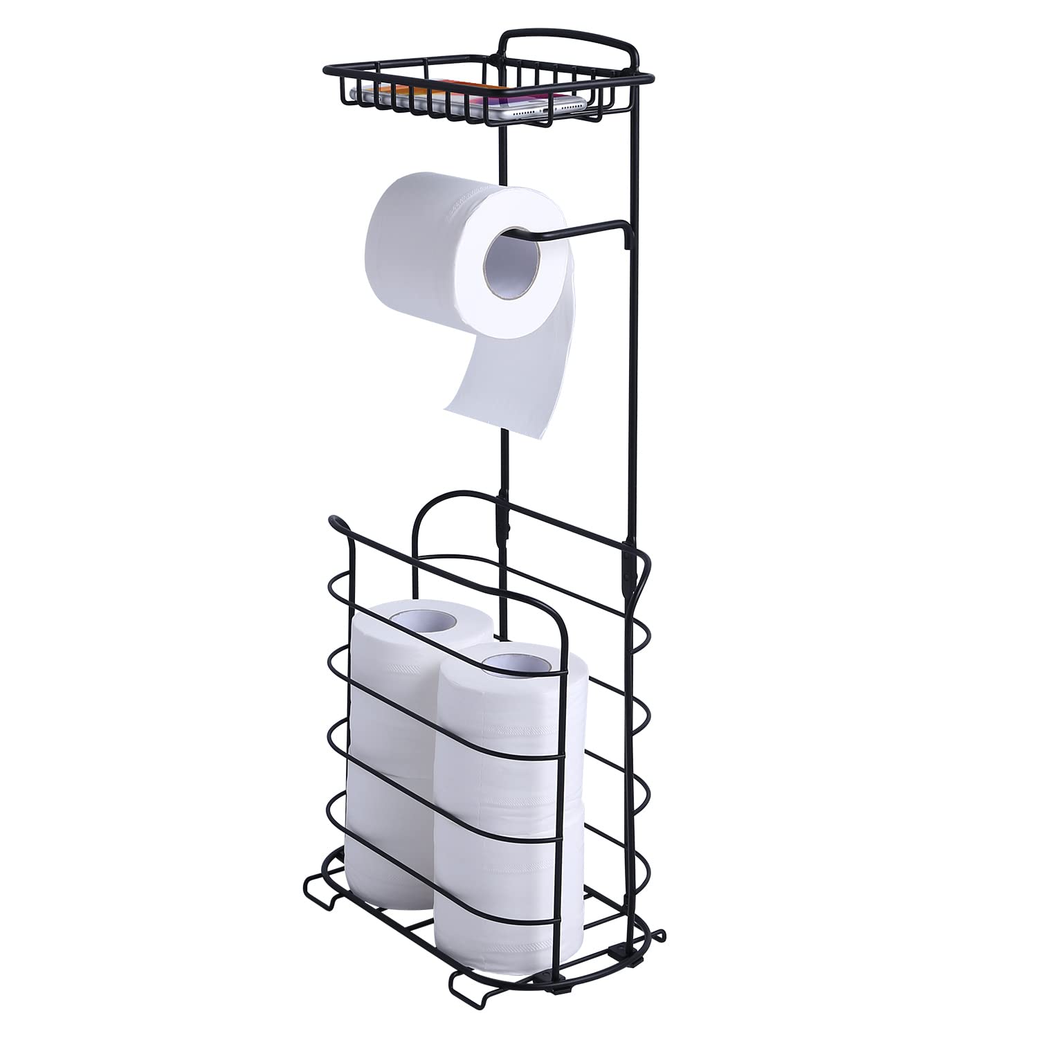 XL Toilet Paper Holder And Dispenser For 4 Spare Rolls Bathroom Toilet xl-toilet-paper-holder-and-dispenser-for-4-spare-rolls-bathroom-toilet