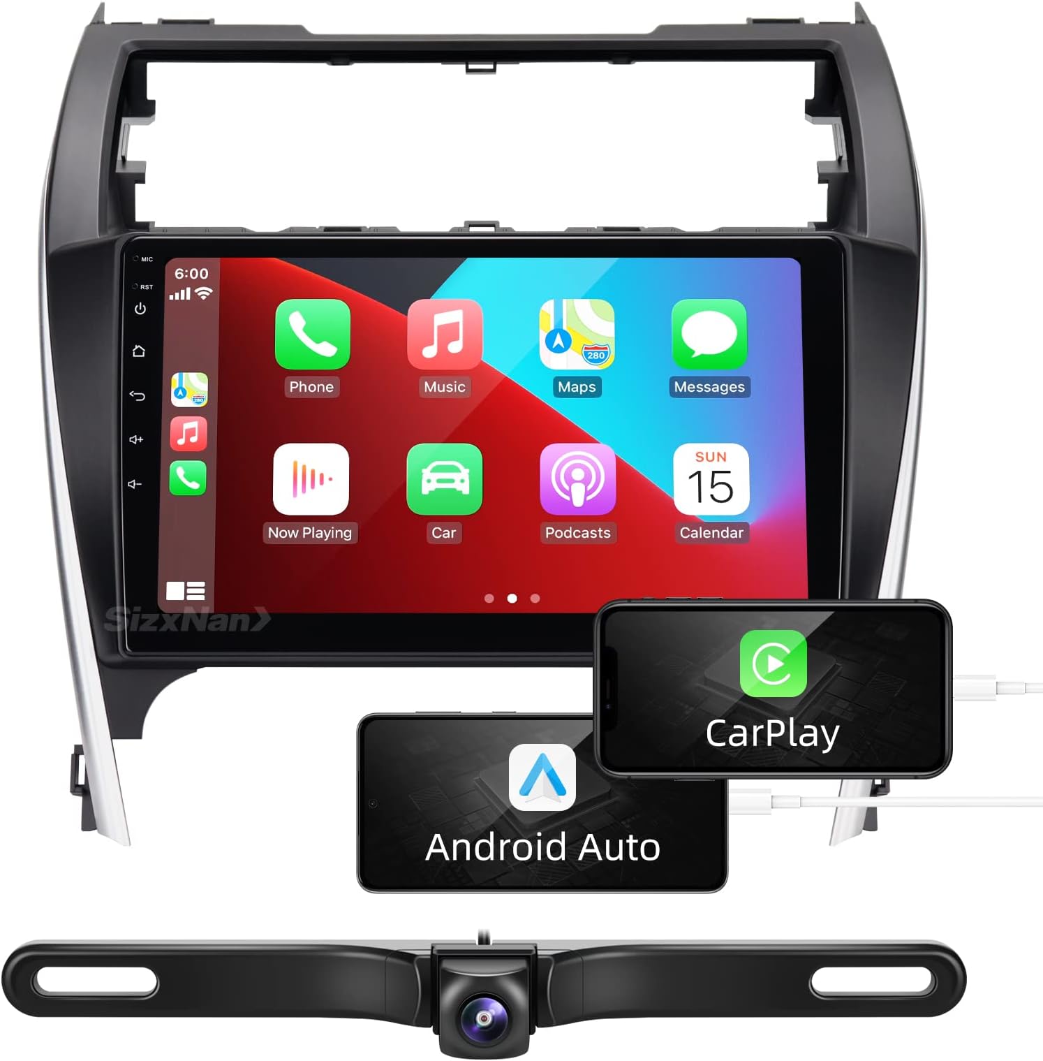 Amazon.com: 2+64G Car Radio for Toyota Camry 2012 2013 2014 with ...