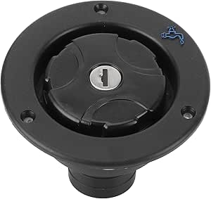 RV Fresh Water Lock Inlet Hatch Gravity Fresh Water Locking Cap with 2 ...