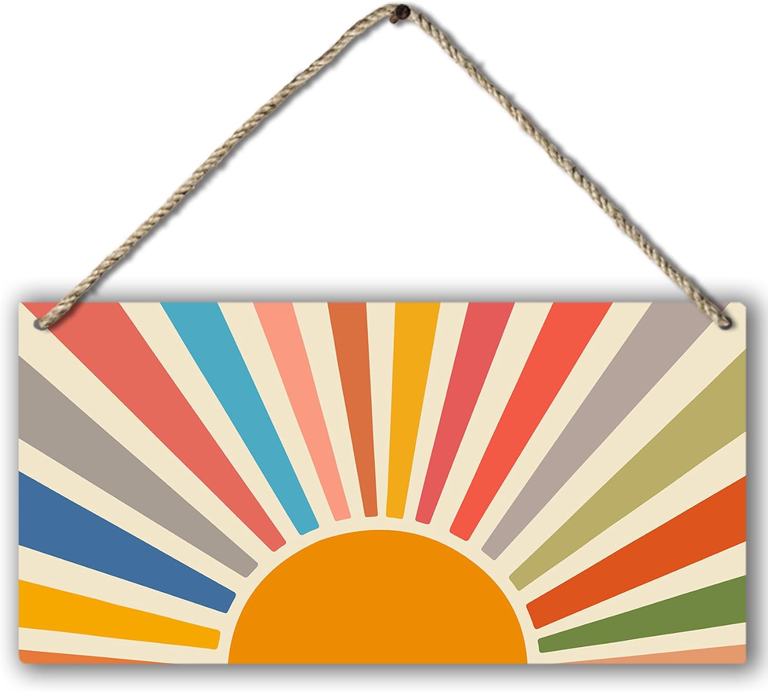 Amazon.com: Vintage Boho Orange Sun Sunrise Colorful Sunshine Sunray ...