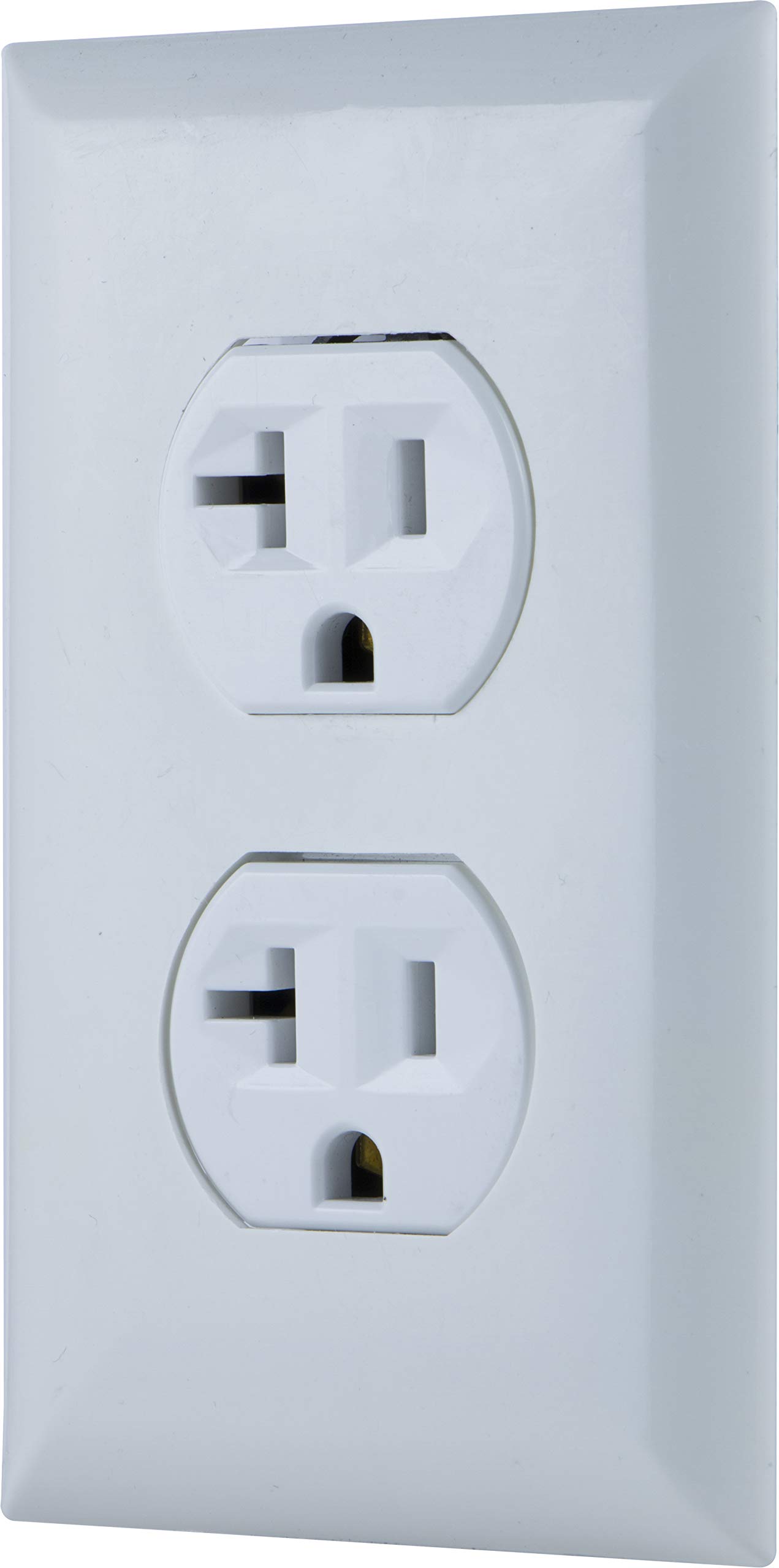 Snapklik.com : UltraPro Grounding Duplex, White, Wall Receptacle ...
