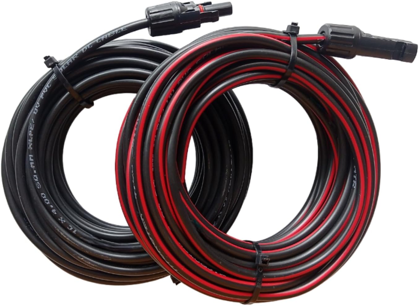 Microtek Solar DC Cable Tinned Copper UV Protected 10 sq.mm 10 Meter ...