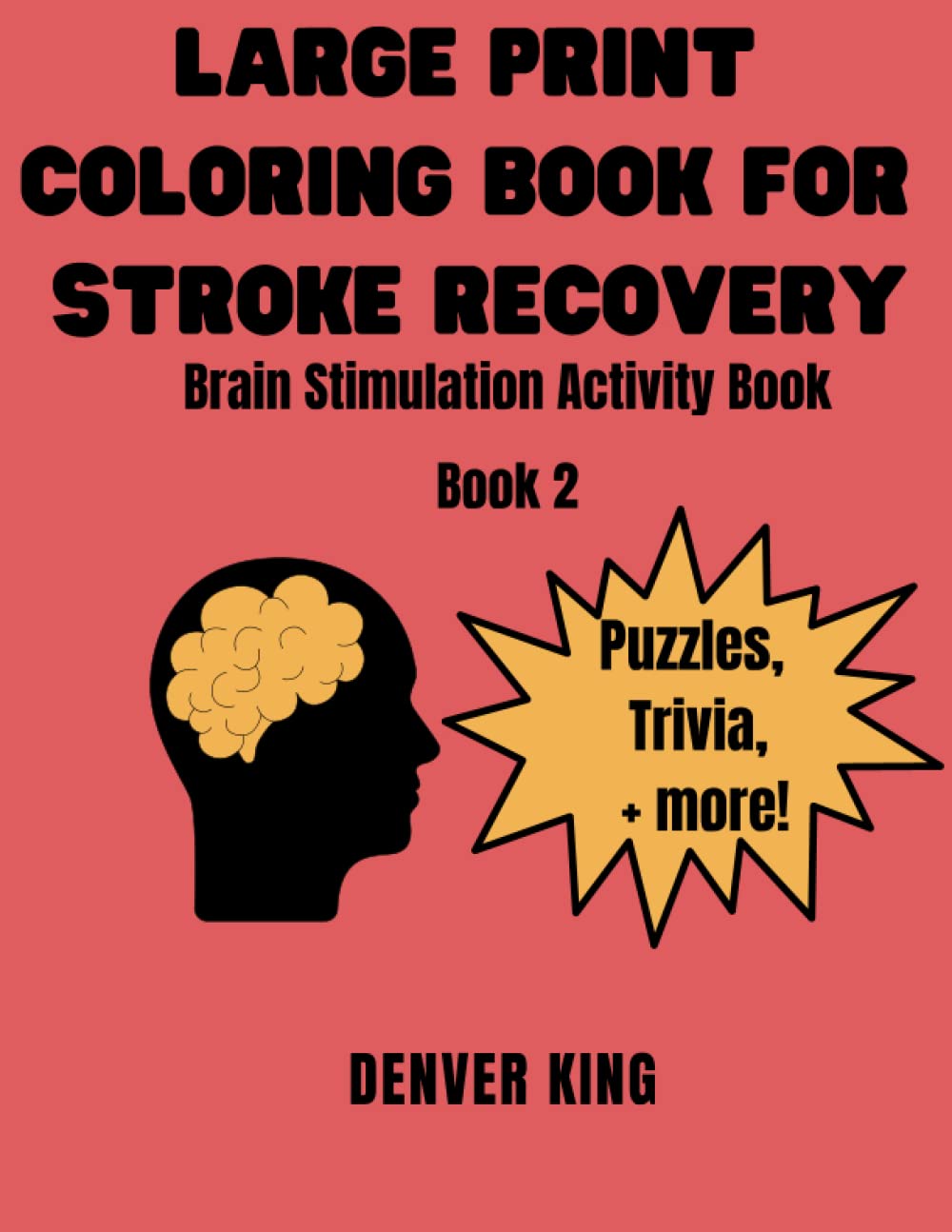 Amazon.com: Adult Coloring Book for Stroke Patients: Large Print ...