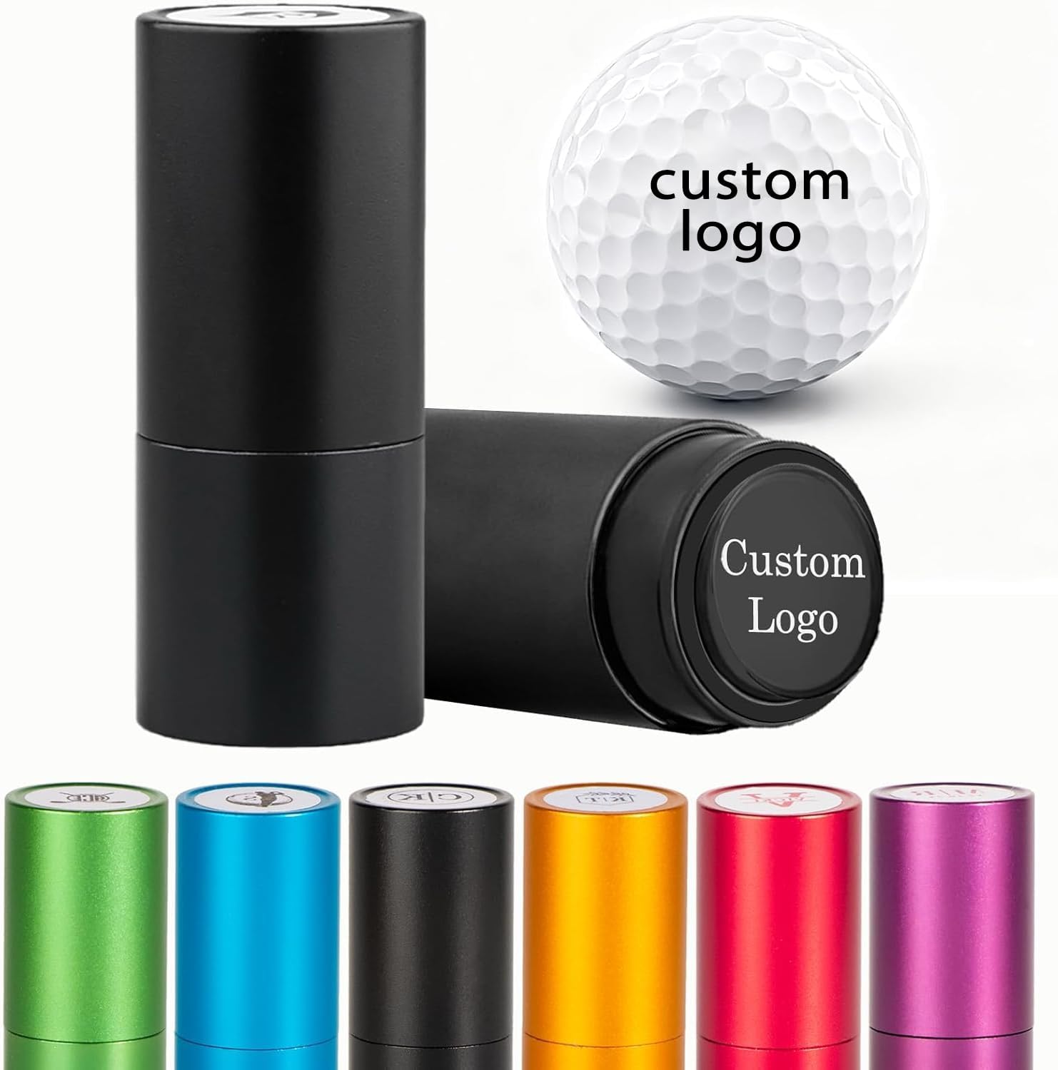 Amazon.com : BRNMLD Custom Golf Ball Stamp Marker, Quick-Dry Self ...